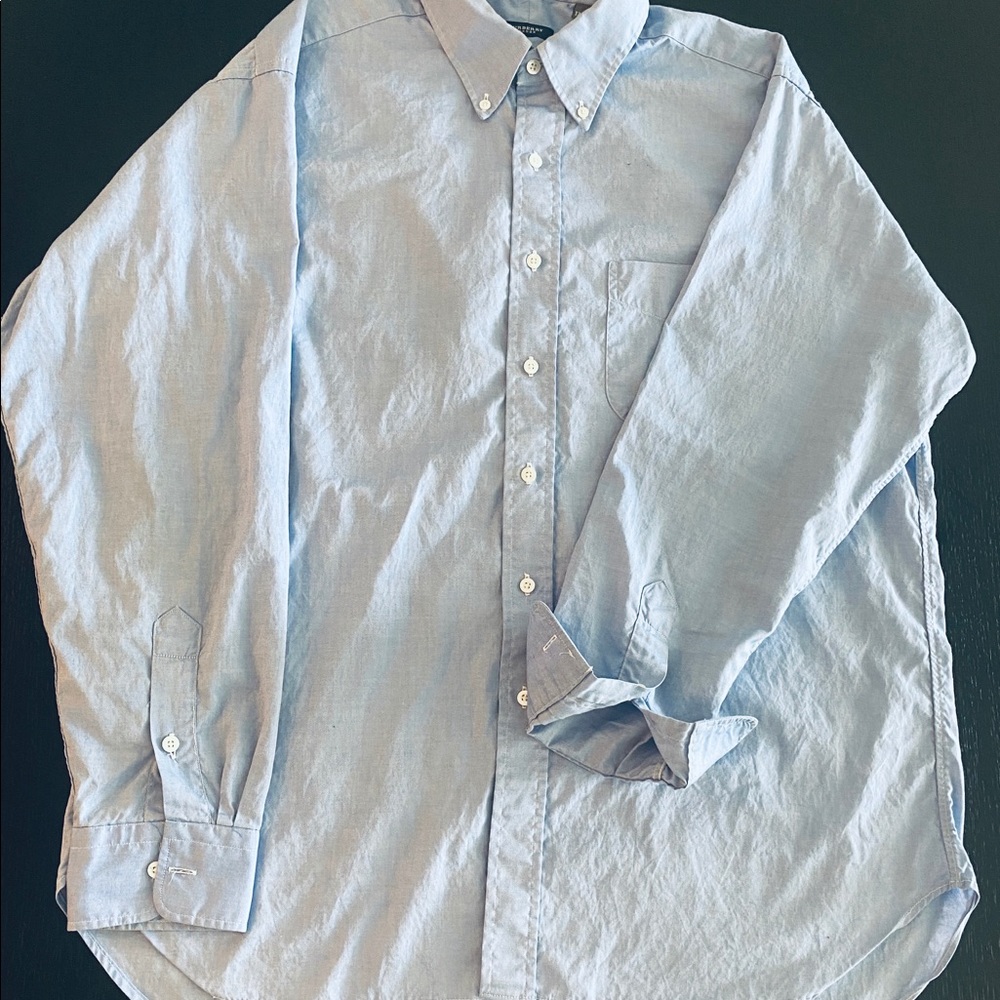 Burberry Button Up, Men’s Large - Gem